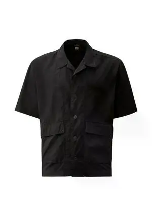 C.P. COMPANY Popeline Boxy Logo-embroidered Patch-pocket Shirt