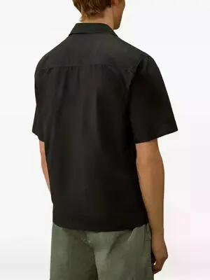 C.P. COMPANY Popeline Boxy Logo-embroidered Patch-pocket Shirt