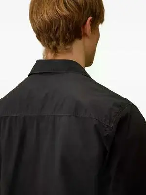C.P. COMPANY Popeline Boxy Logo-embroidered Patch-pocket Shirt