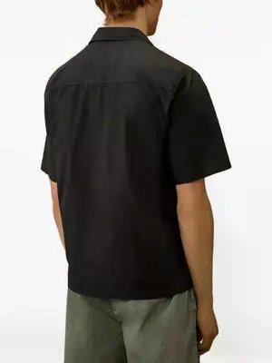 C.P. COMPANY Popeline Boxy Logo-embroidered Patch-pocket Shirt