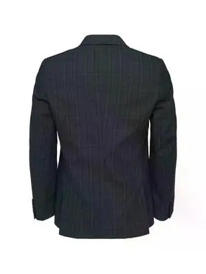 Comme Des Garçons Check-pattern Single-breasted Jacket