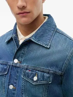 Tommy Hilfiger Ryan Logo-patch Denim Jacket - Blue