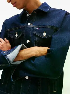 Tommy Hilfiger Ryan Logo-patch Denim Jacket - Blue
