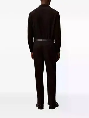 Calvin Klein Pleated Straight-leg Trousers