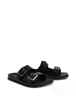 Calvin Klein Buckle-fastening Slides - Black