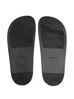 Calvin Klein Buckle-fastening Slides - Black