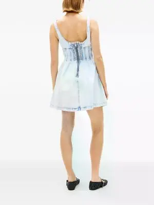 Tommy Hilfiger Corset-style Pleated Mini Dress