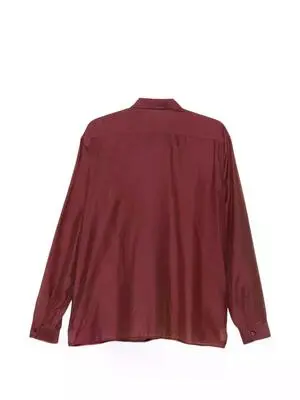 MARSEM Contrast-stitch Long-sleeve Shirt