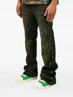 DUAA Rhinestone-embellished Jeans