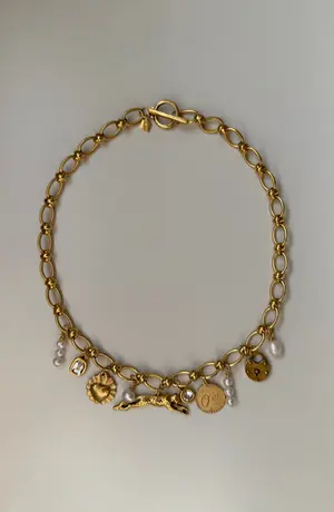 SCCOLLECTION Lola Charm Necklace - Gold