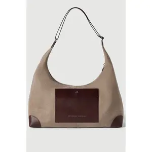 Brunello Cucinelli Water-resistant Canvas And Burnished Calfskin Messenger Bag - Leather