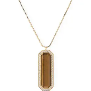 ORA ANA The Vial Necklace - Tiger's Eye