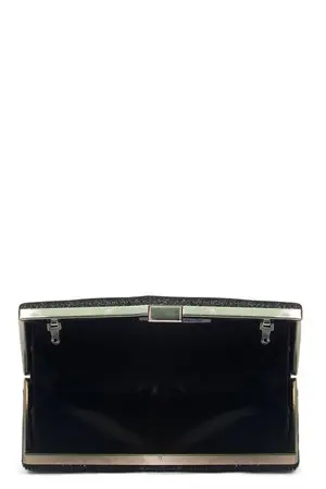 LAUREN LORRAINE Sheena Clutch - Black