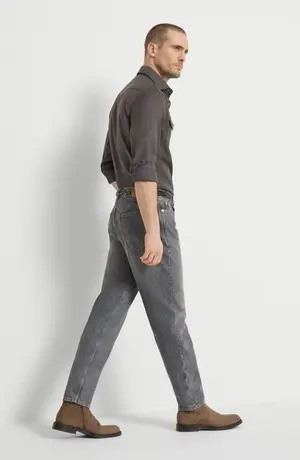 Brunello Cucinelli Denim Trousers - Medium Grey