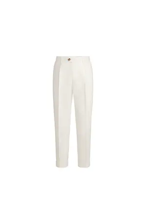 Brunello Cucinelli Gabardine Garment Dyed Trousers