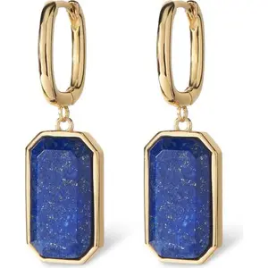 ORA ANA Tara Tag Emerald Earrings Lapis