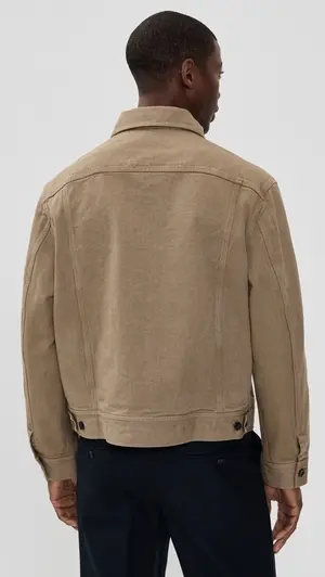 AARON LEVINE Sulphur Dyed Trucker Jacket