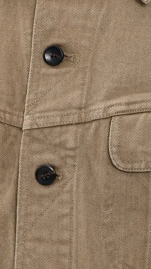 AARON LEVINE Sulphur Dyed Trucker Jacket