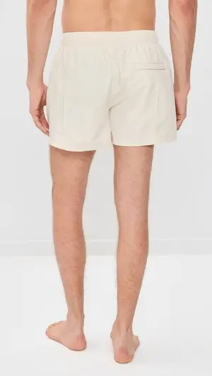 AUTO-REPLY Vertical Pintuck Sebastian Swim Trunks - Vertical/cloud