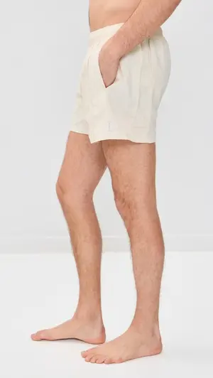 AUTO-REPLY Vertical Pintuck Sebastian Swim Trunks - Vertical/cloud