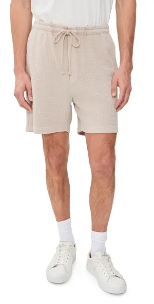 ASHER Silas Waffle Knit Shorts