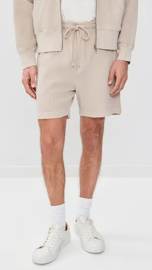 ASHER Silas Waffle Knit Shorts