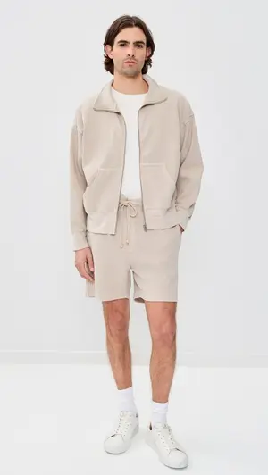 ASHER Silas Waffle Knit Shorts