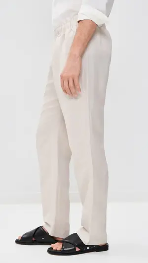 AUTO-REPLY Linen-viscose Blend Pants