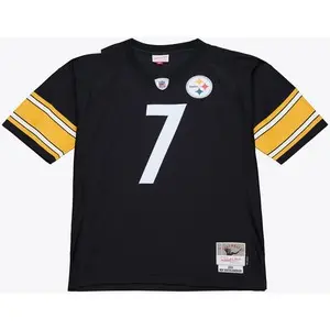 Mitchell & Ness Ben Roethlisberger Pittsburgh Steelers 2001 Legacy Throwback Replica Jersey - Black