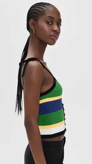 Polo Ralph Lauren Micro Cable Stripe Tank Top
