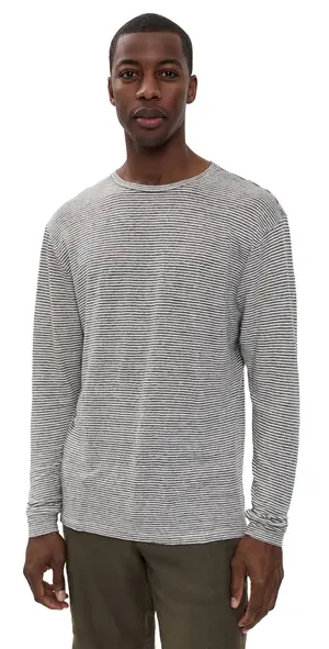 ALEX CRANE Linen Long Sleeve Sun Tee