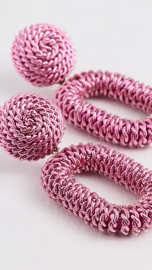 Deepa Gurnani Roula Earrings - Pink