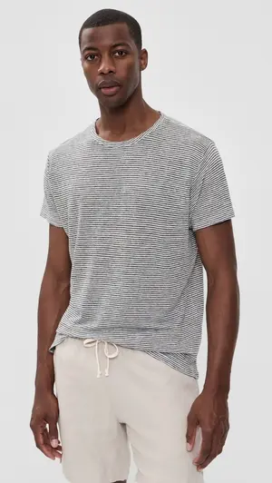 ALEX CRANE Linen Sun Tee - Lines