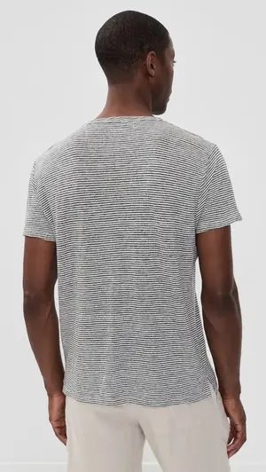 ALEX CRANE Linen Sun Tee - Lines
