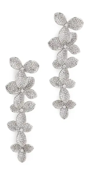 Shashi Lilliana Dangle Earrings - Silver