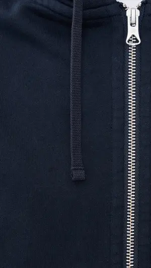 Reigning Champ Relaxed Zip-up Hoodie - Navy