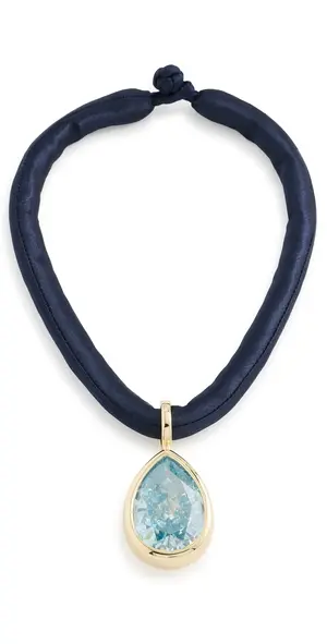 MAYAMAR Statement Teardrop Cord Necklace