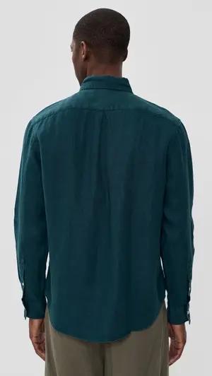 ALEX CRANE Linen Playa Shirt - Dusk