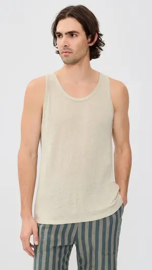ALEX CRANE Linen Tank