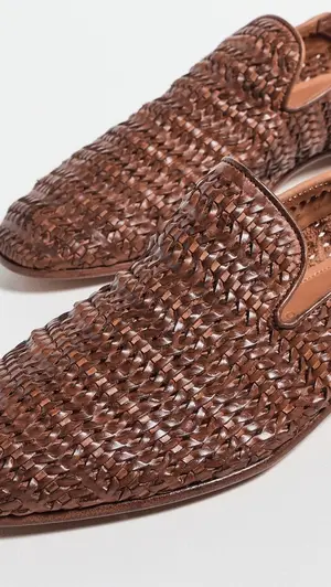 Allen Edmonds Portofino Woven Leather Loafers