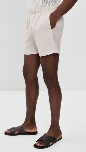 AUTO-REPLY Linen Blend Shorts - Sand