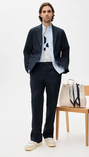 AARON LEVINE Workwear Suit Jacket