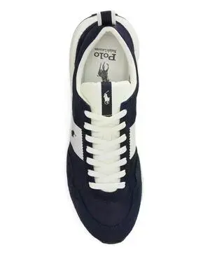 Polo Ralph Lauren Train 89 Rib-stripe Sneakers - Blue