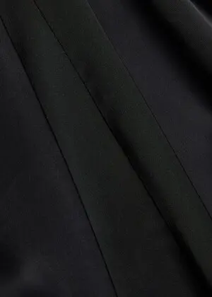Tove Satin Midi Dress With Open Back