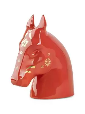 LLADRO The Horse Floral-print Sculpture - Red