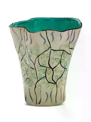 SERAX 02 Mix Leaf-print Vase