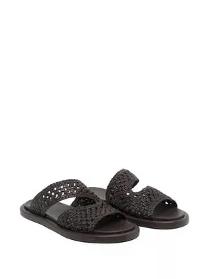 POEVE Delphine Woven Leather Sandals