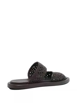 POEVE Delphine Woven Leather Sandals