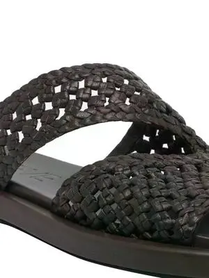 POEVE Delphine Woven Leather Sandals