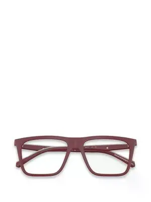 Emporio Armani Square-frame Sunglasses - Red